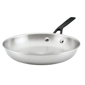 kitchenaid polished stainless steel frying pan/skillet, 10-inch