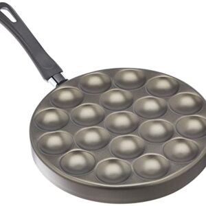 Patisse Pancake Aluminium Pan, Grey Metallic/Black