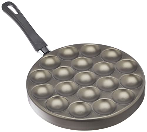 Patisse Pancake Aluminium Pan, Grey Metallic/Black