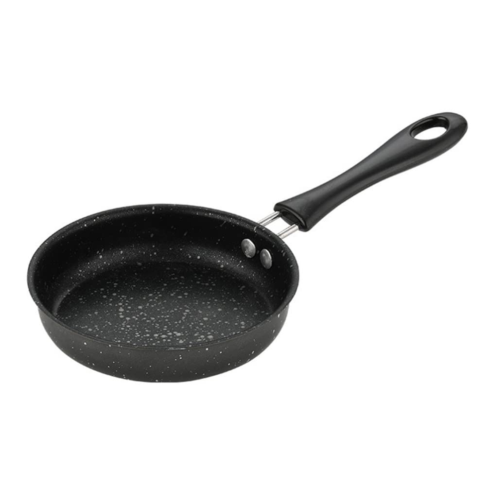 Luxshiny Egg Pans Nonstick Cast Iron Skillets Cast Iron Skillets Cast Iron Skillets Nonstick Frying Pan Omelette Pan Granite Frying Pan Skillet With Stay-Cool Handles (12cm) Pot