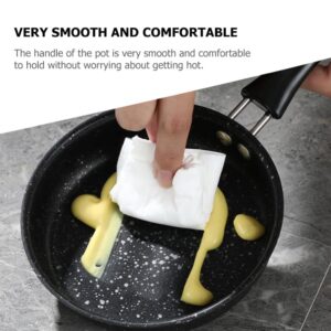 Luxshiny Egg Pans Nonstick Cast Iron Skillets Cast Iron Skillets Cast Iron Skillets Nonstick Frying Pan Omelette Pan Granite Frying Pan Skillet With Stay-Cool Handles (12cm) Pot