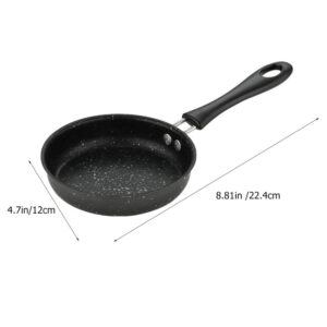 Luxshiny Egg Pans Nonstick Cast Iron Skillets Cast Iron Skillets Cast Iron Skillets Nonstick Frying Pan Omelette Pan Granite Frying Pan Skillet With Stay-Cool Handles (12cm) Pot