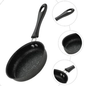 Luxshiny Egg Pans Nonstick Cast Iron Skillets Cast Iron Skillets Cast Iron Skillets Nonstick Frying Pan Omelette Pan Granite Frying Pan Skillet With Stay-Cool Handles (12cm) Pot