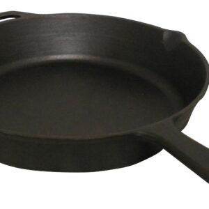 King Kooker CIFP12S Pre-seasoned Cast Iron Skillet, 12-Inch , Black