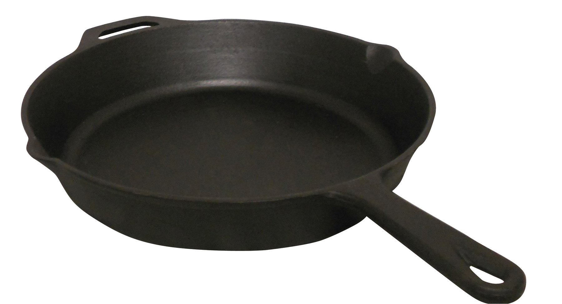 King Kooker CIFP12S Pre-seasoned Cast Iron Skillet, 12-Inch , Black