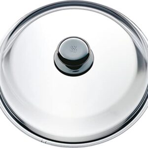 WMF Glass lid, with Metal knob Ø 28cm, Stainless Steel, 11.6 x 25.5 x 9.3 cm