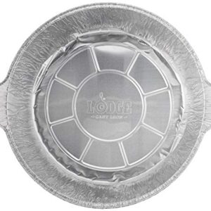 Lodge A12F12 12-Inch Aluminum Foil Dutch Oven Liners, 12-Pack, Silver