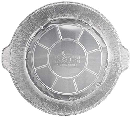 Lodge A12F12 12-Inch Aluminum Foil Dutch Oven Liners, 12-Pack, Silver