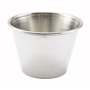 stainless steel 2.5 oz. sauce cup (pack of 12)