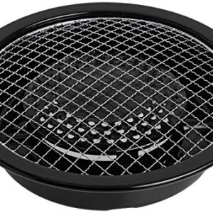 Iwatani Korean Cookware Aburi Stove Top Grill Pan, Black, (CB-P-AM3)