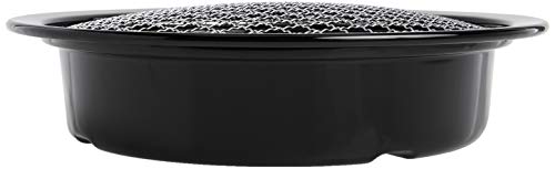 Iwatani Korean Cookware Aburi Stove Top Grill Pan, Black, (CB-P-AM3)