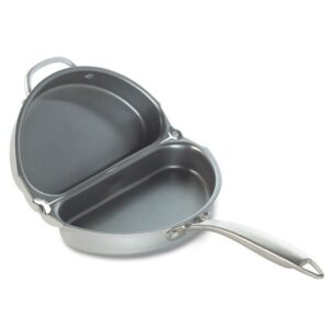 nordic ware italian frittata and omelette pan, 8.4 inches, non-stick