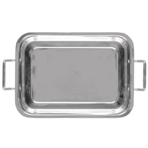 Farberware Classic Traditions Stainless Steel Roaster/Roasting Pan with Rack, 17 Inch x 12.25 Inch