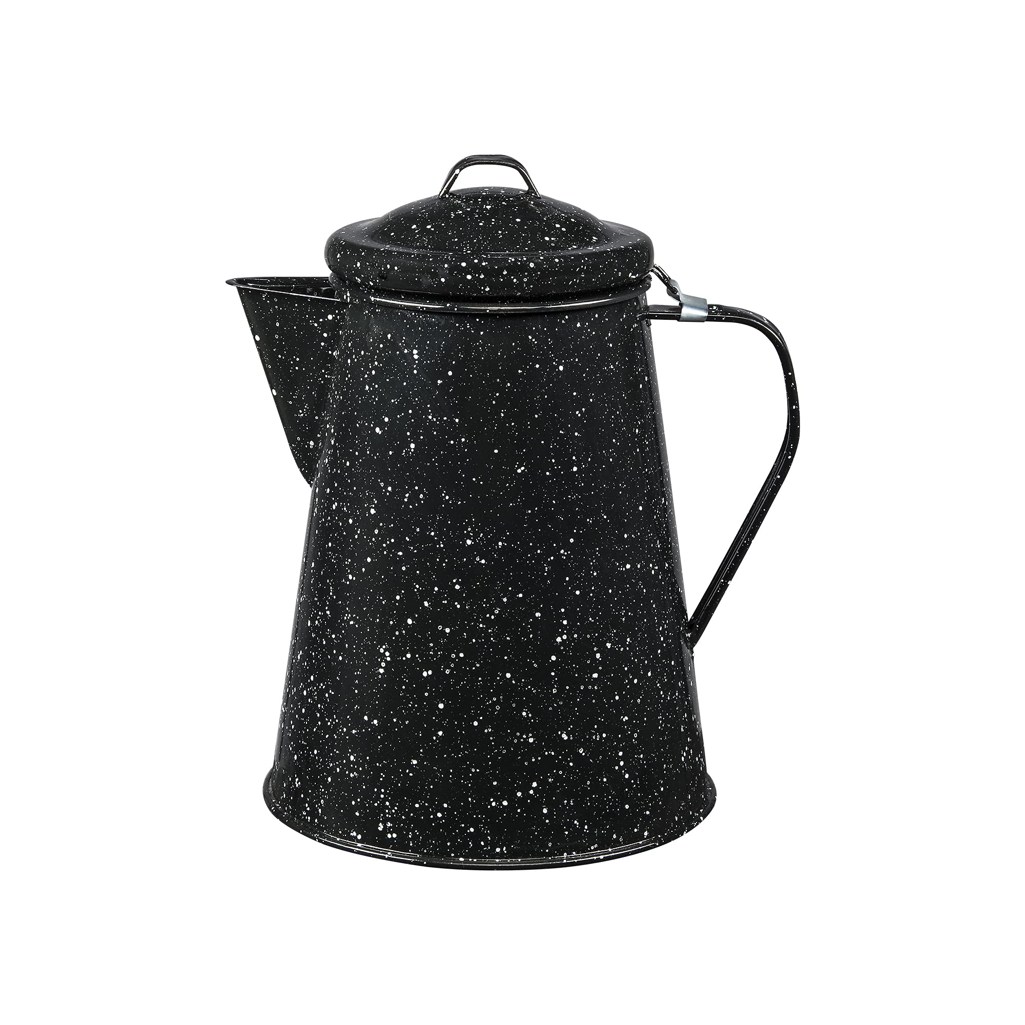 Granite Ware 3 Qt Coffee Boiler. Enameled Steel 12 cups capacity. Perfect for camping, Heat Coffee, Tea and Water directly on stove or fire.