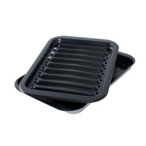 nordic ware broiler pan, 2-piece set, nonstick