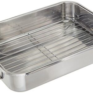 ExcelSteel 591 Roasting Pan, Stainless