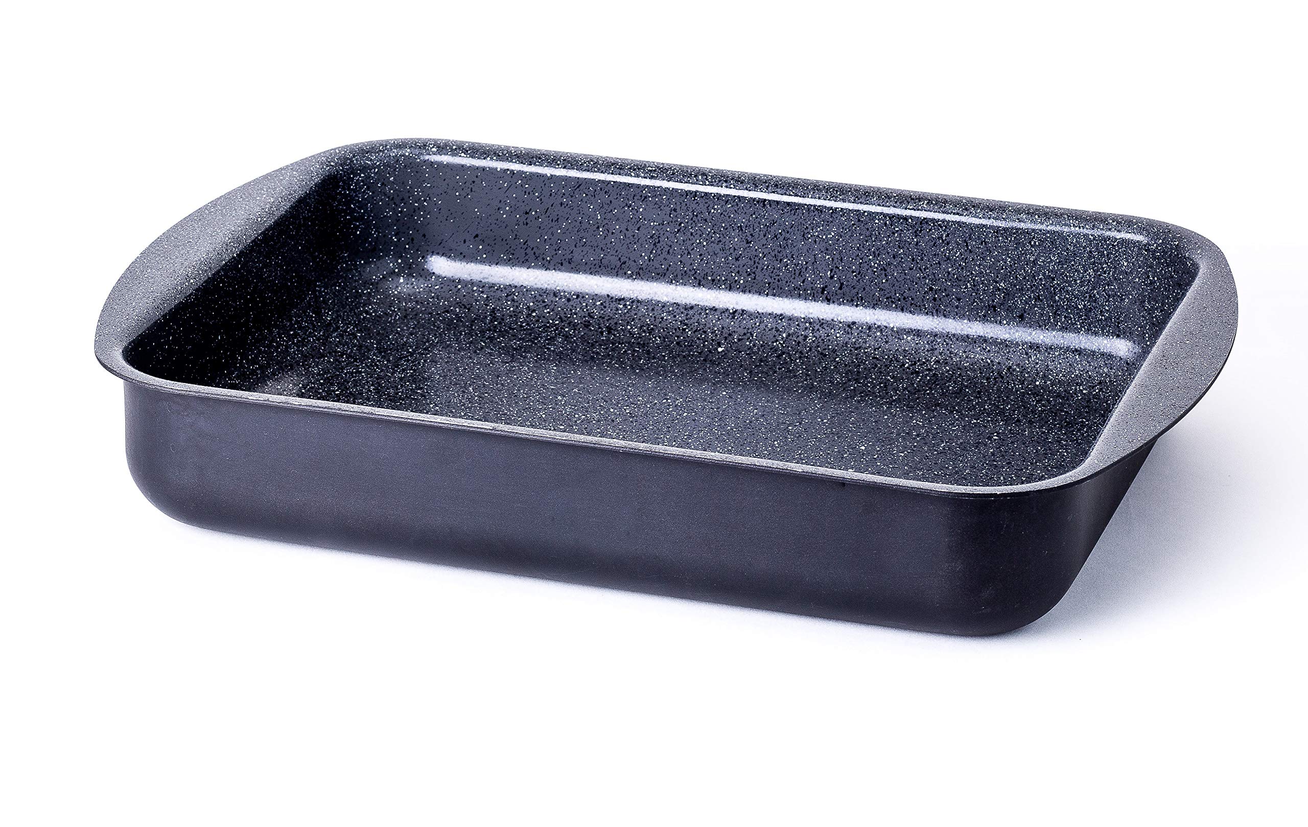 Ceramic Coated Roasting Pan/Lasagna Pan - With Natural Nonstick Coating, Safe For StoveTop and Oven Use / 16.1 x 11.7 x 2.7 inch