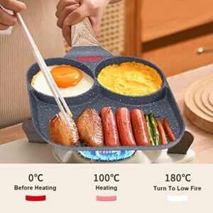 Bobikuke Nonstick Aluminum Square Grill Pan, 7.3 inch, Black, Non-stick, Induction Compatible