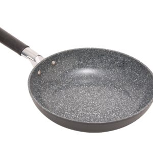 Professional 9.5 Inch Nonstick Frying Pan | Italian Made Ceramic Nonstick Pan by DaTerra Cucina | Sauté Pan, Chefs Pan, Non Stick Skillet Pan for Cooking, Sizzling, Searing, Baking and More