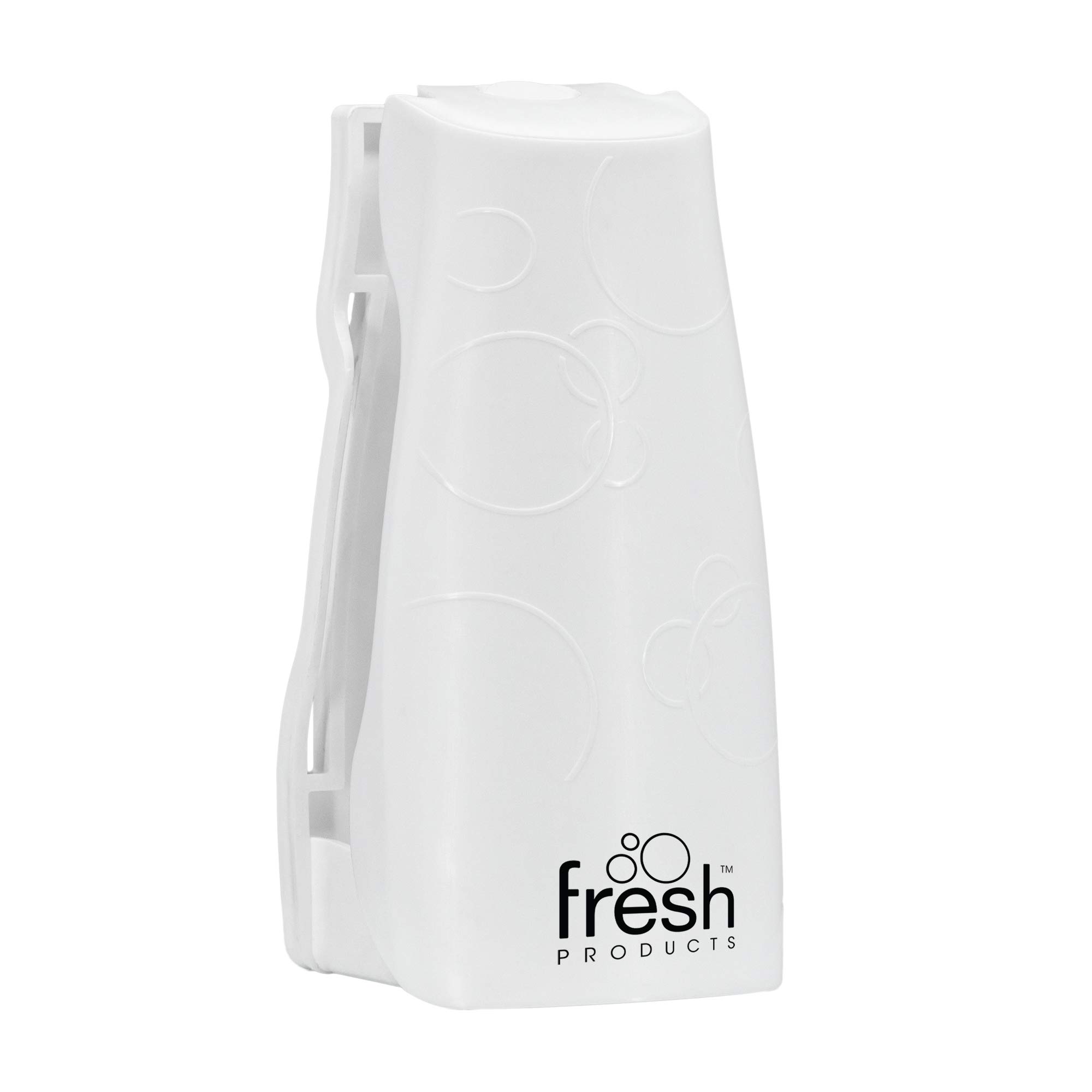 Fresh Products Eco-Air Dispenser, Air Freshener, Natural Oils, Powerful Fragrance, Easy To Use, Medium Sized Spaces, Lasts 30 Days, No Batteries Required, Made In USA, White.