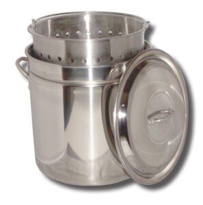 king kooker kk36sr ridged stainless steel pot, 36-quart