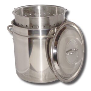 King Kooker KK36SR Ridged Stainless Steel Pot, 36-Quart