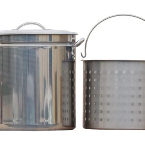 King Kooker KK36SR Ridged Stainless Steel Pot, 36-Quart