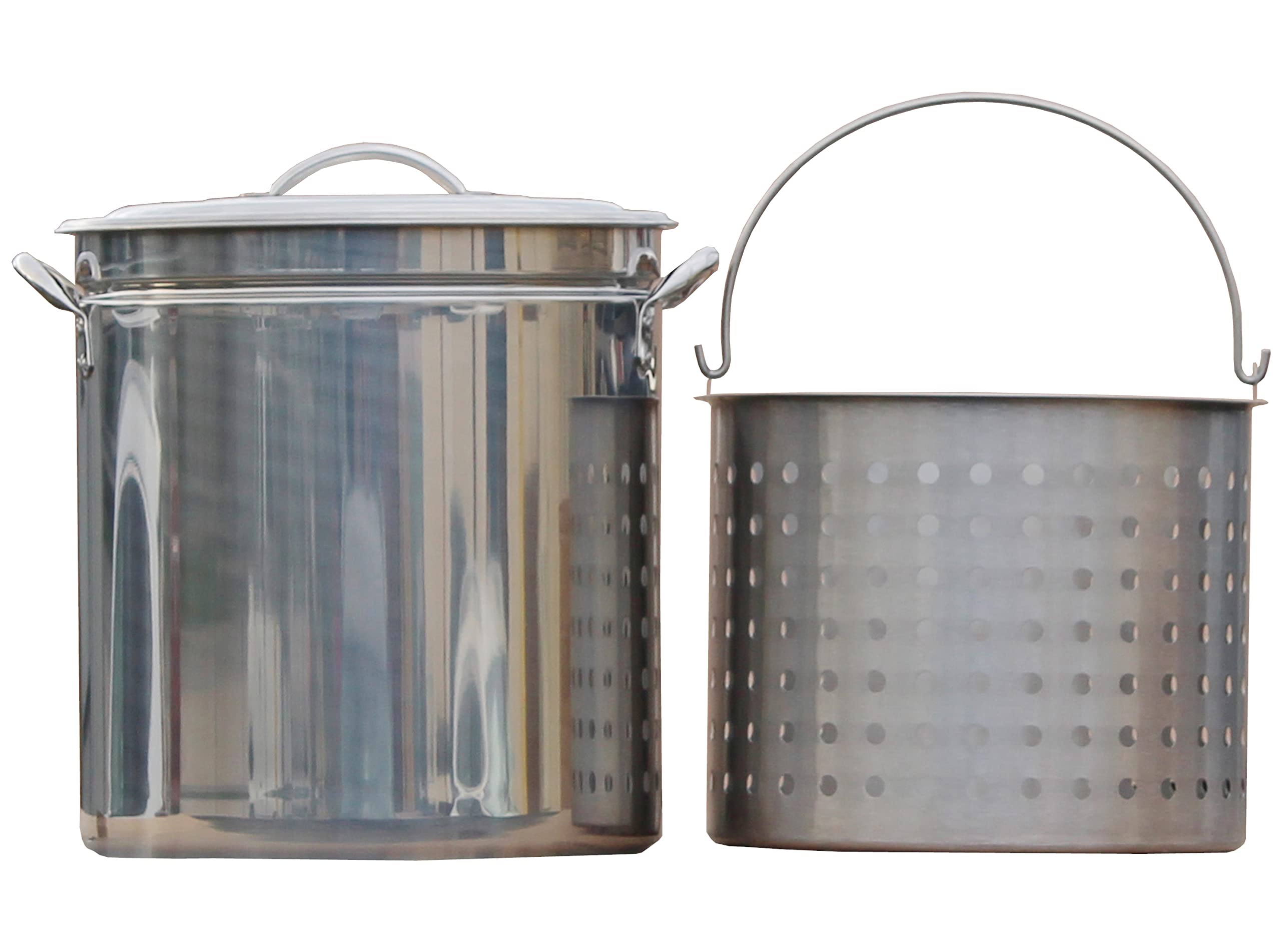 King Kooker KK36SR Ridged Stainless Steel Pot, 36-Quart