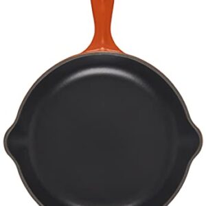 Le Creuset Classic Cast Iron Handle Skillet, 9", Flame