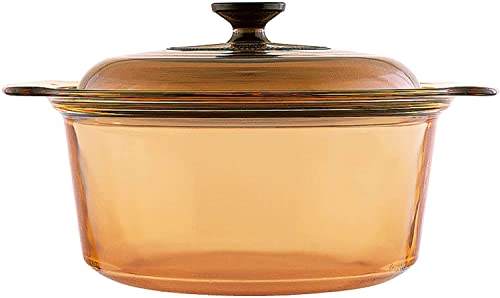 Visions 5L Round Dutch Oven With Glass Lid/Cover