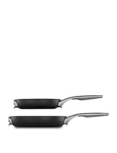 calphalon premier space saving nonstick fry pan set