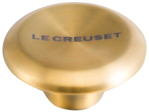 le creuset signature gold knob, large