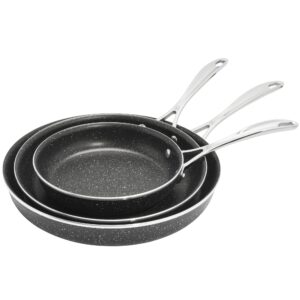 henckels capri notte granitium 3-piece fry pan set, 1424569