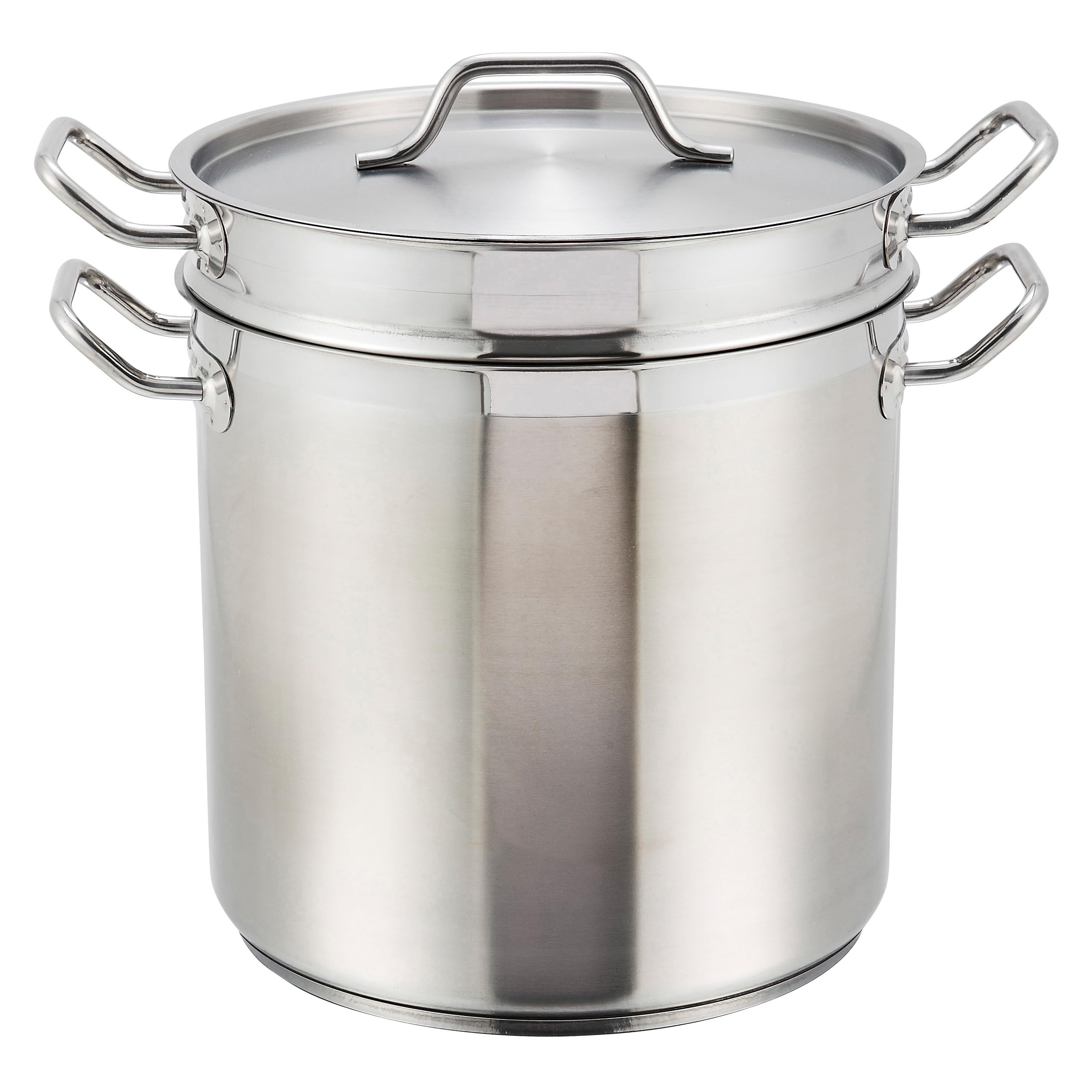 Winware - Stainless 20 Quart Double Boiler with Cover