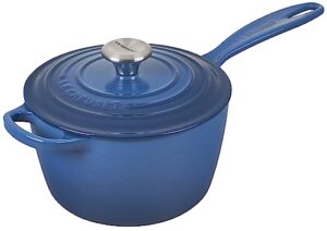 le creuset enameled cast iron signature saucepan, 2.25 qt., marseille