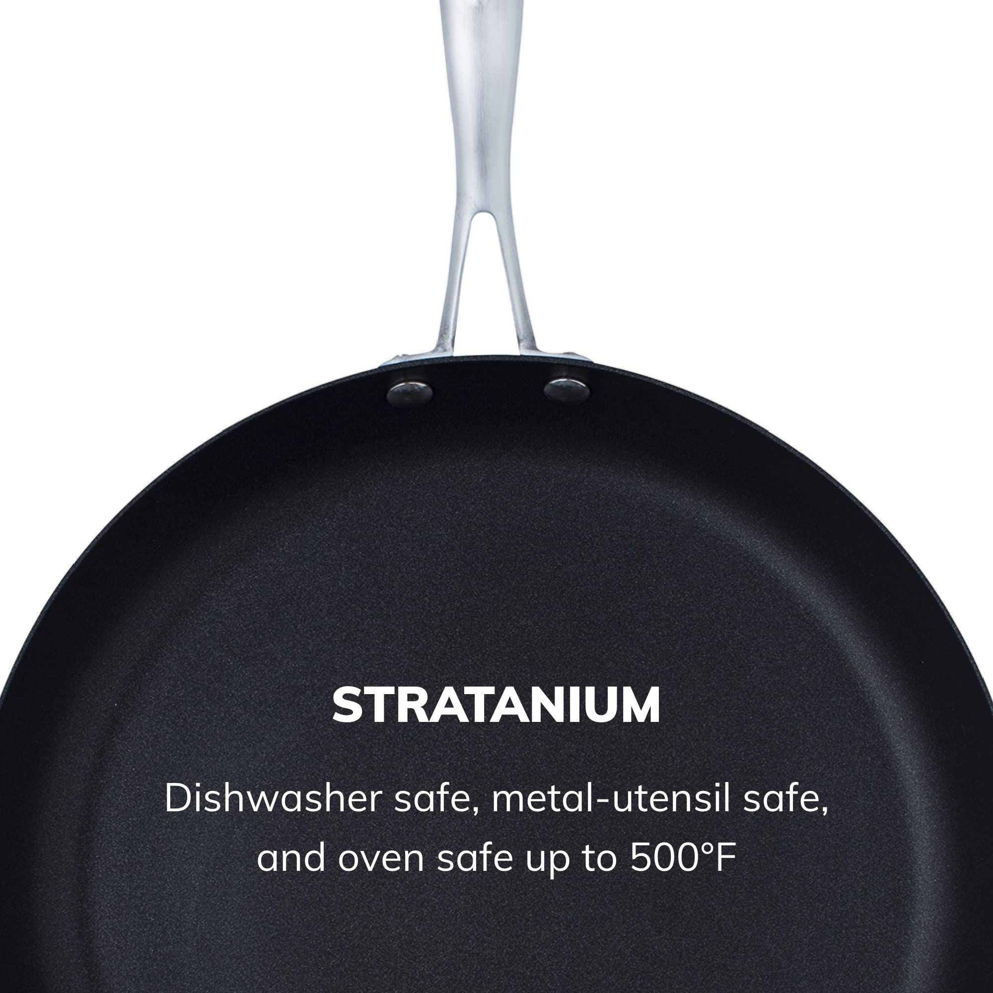 Scanpan Pro IQ 12.5” Fry Pan - Easy-to-Use Nonstick Cookware - Dishwasher, Metal Utensil & Oven Safe - Made by Hand in Denmark