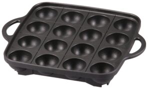 iwatani takoyaki grill pan , medium, black