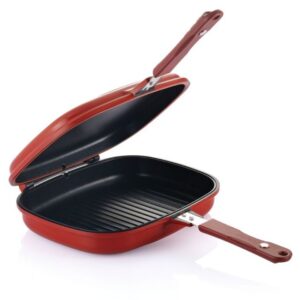 Happycall Jumbo Grill Double Pan Red