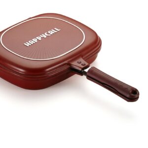 Happycall Jumbo Grill Double Pan Red