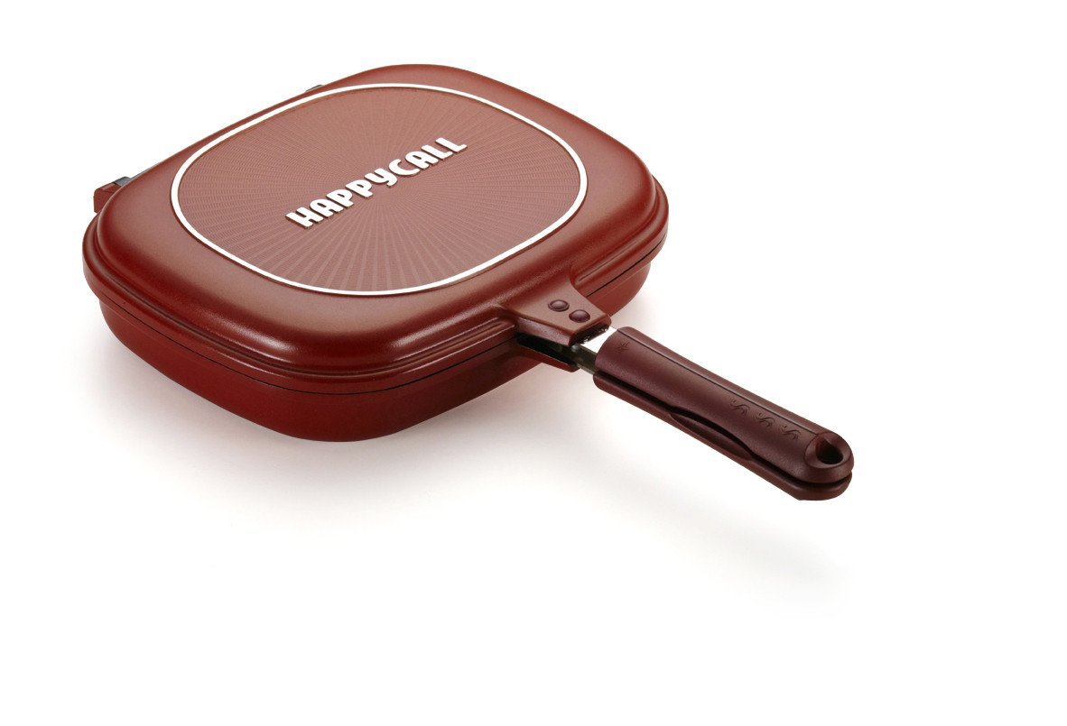 Happycall Jumbo Grill Double Pan Red