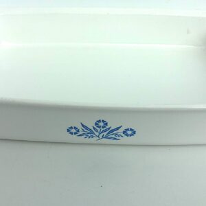 Corning Ware Blue Cornflower Roaster, Lasagna Pan 12' x 7 1/2" x 2" - P-332