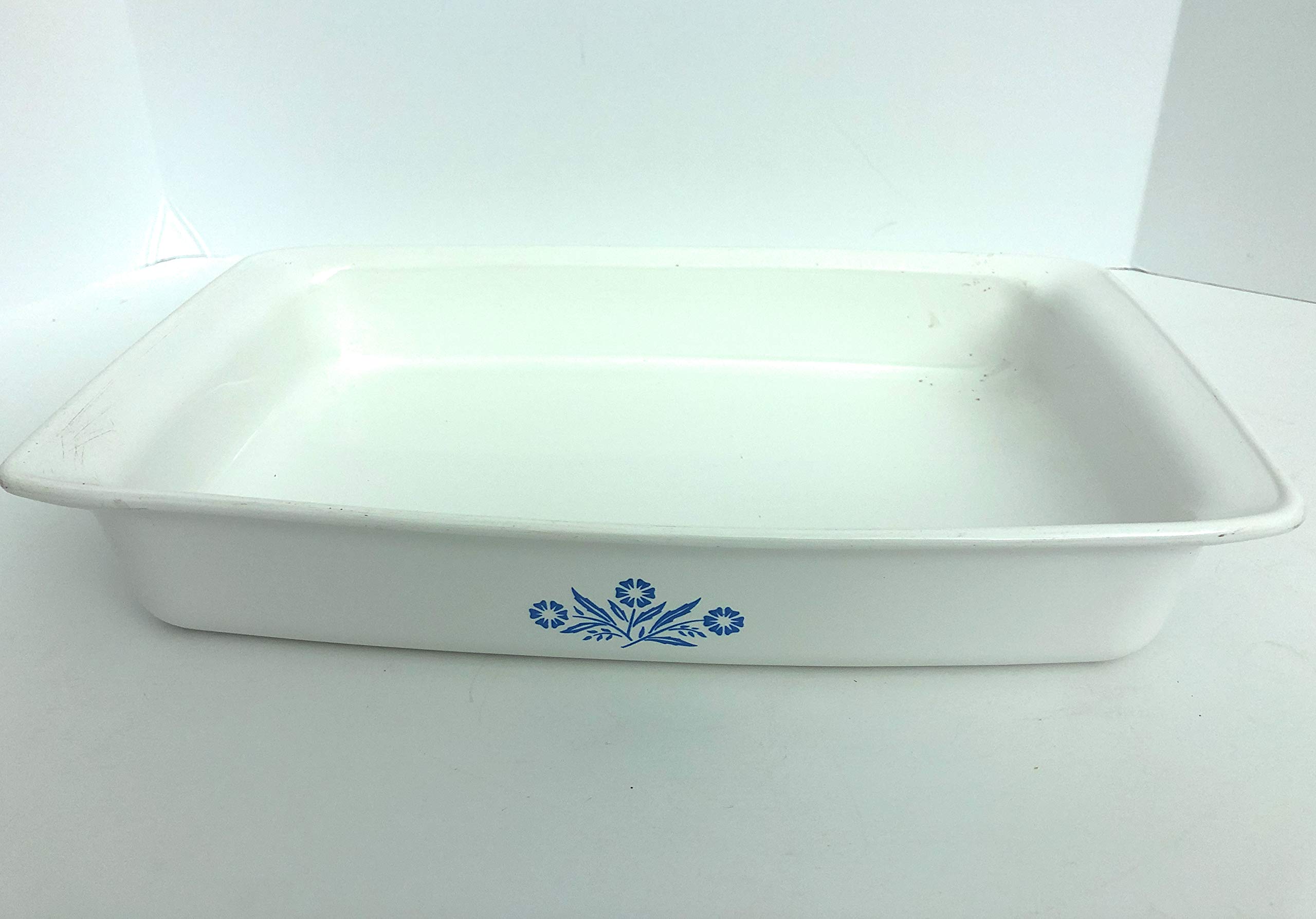 Corning Ware Blue Cornflower Roaster, Lasagna Pan 12' x 7 1/2" x 2" - P-332