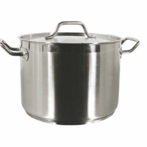 update international professional commercial grade 12 qt (quart) heavy-gauge stainless steel stock pot, silver