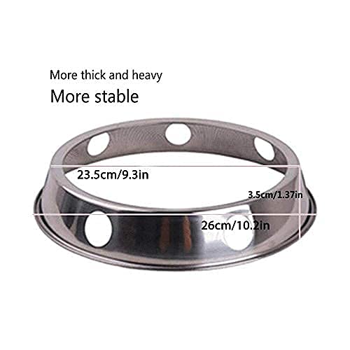 Wok Ring for Gas Stove,2 Pack Potholders for Kitchens 7.99 and 9.13 Inch Reversible Size Wok Stand Suitable for Most Woks