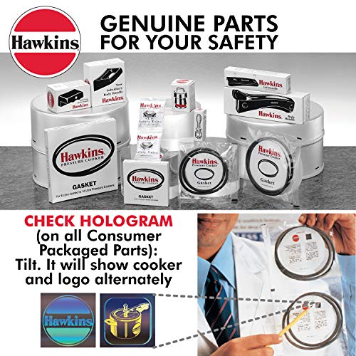 Hawkins Pressure Cooker Vent Weight Assembly for 2005, Older Hawkins Classic & Stainless Steel Pressure Cookers, Red