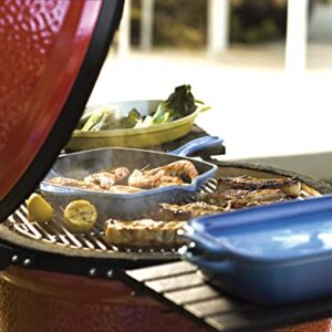 Le Creuset Enameled Cast-Iron 10-1/4-Inch Square Skillet Grill, Marseille