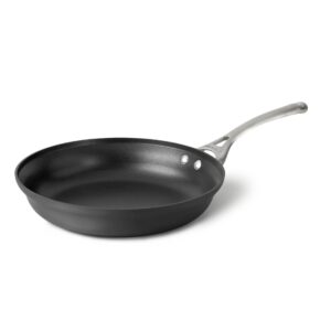 calphalon contemporary hard-anodized aluminum nonstick cookware, omelette pan, 12-inch, black