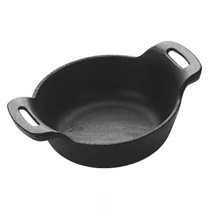 winco cast iron server, 5-1/2″, black