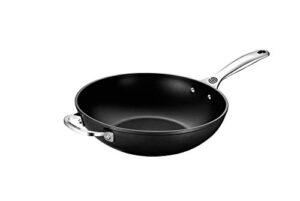 le creuset toughened nonstick pro stir fry pan, 12"