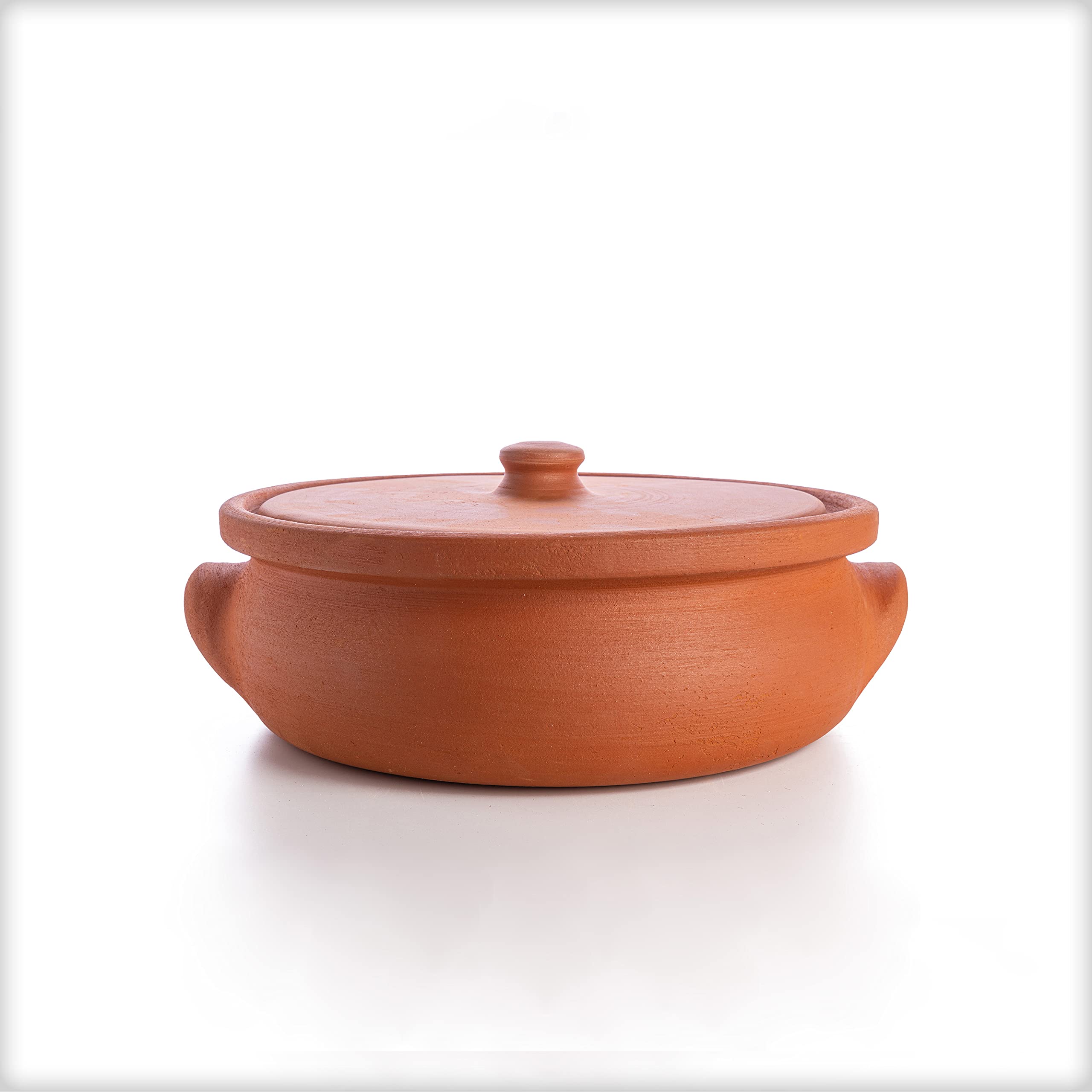 LUKSYOL Handmade Moroccan Clay Pots with Lids | Versatile Cookware Set for Authentic Cooking | Terracotta & Safe